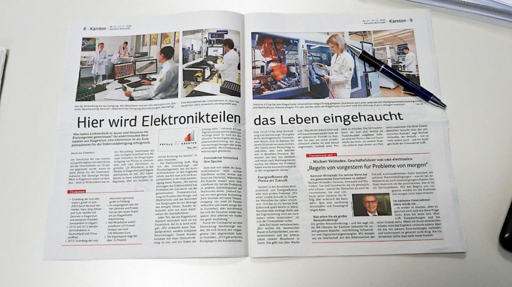 Erfolg aus Kärnten – cms electronics